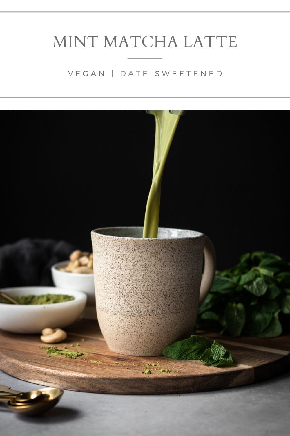 Mint Matcha Latte - Nourished