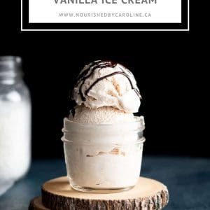 Cashew Coconut Vanilla Ice Cream - Nourished by Caroline
