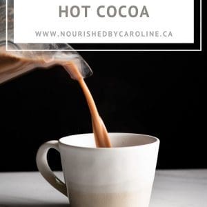 Basic Vegan Blender Hot Cocoa - Nourished by Caroline